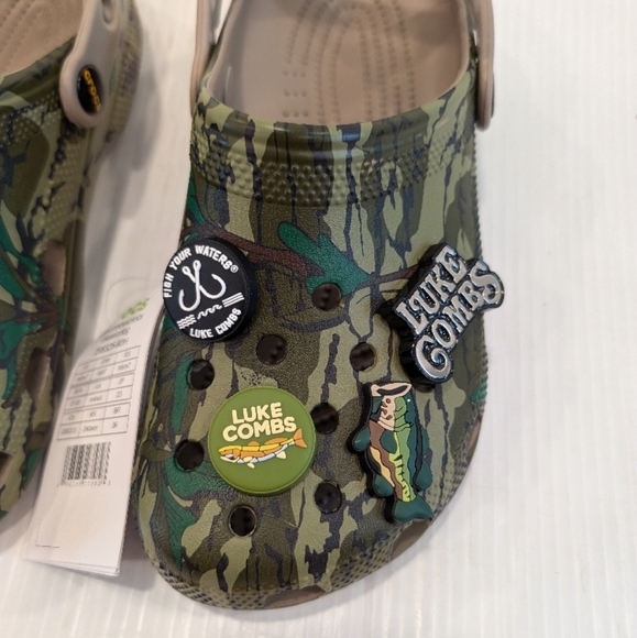 CROCS | Shoes | Crocs X Luke Combs Camouflage Classic Clogs Fishing ...